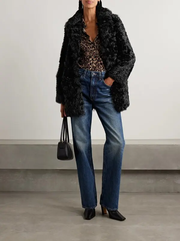 NILI LOTAN Josie Shearling Coat