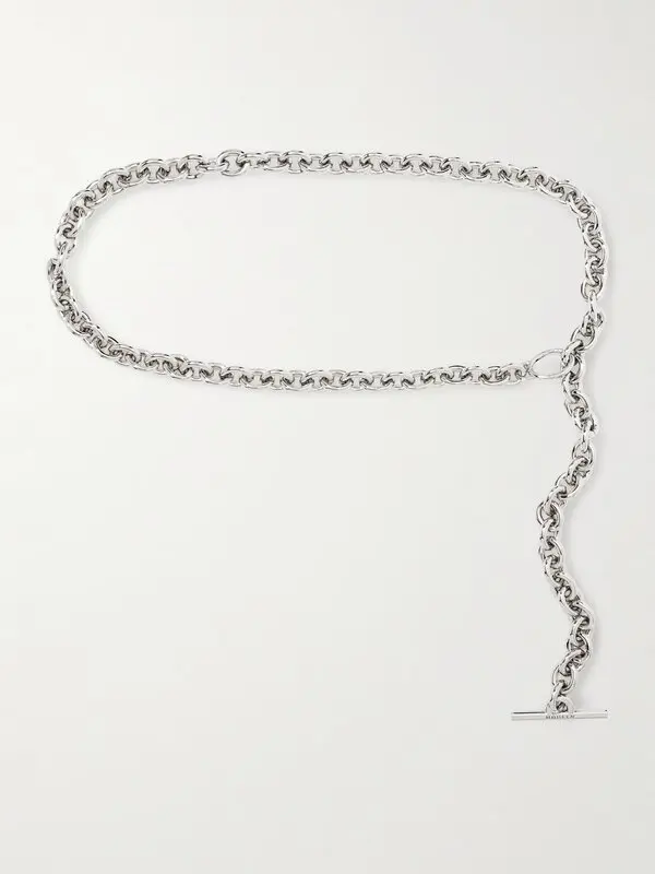 Alexander McQueen Chain Belt - Silver