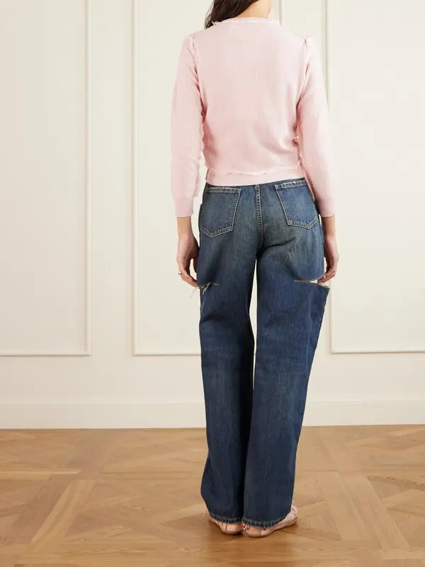 MAISON MARGIELA Embroidered Wool Cardigan