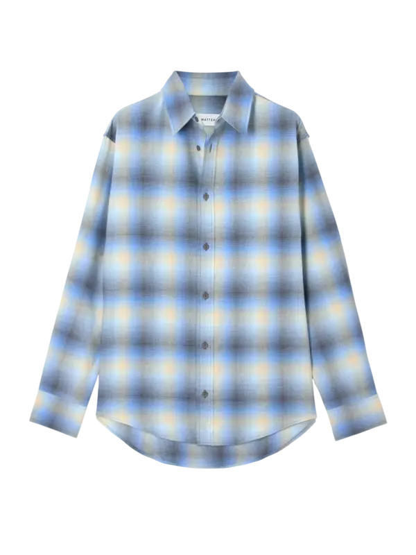 Matteau Checked Cotton-flannel Shirt