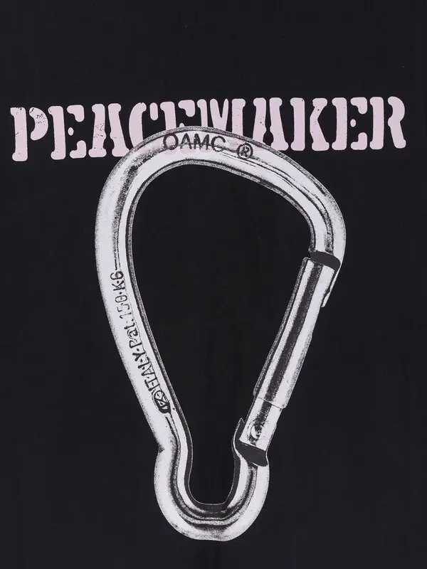 PEACEMAKER OAMC Cotton Tshirt With Carabinier Print
