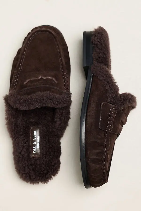 Rag & Bone Carter Mules - Brown