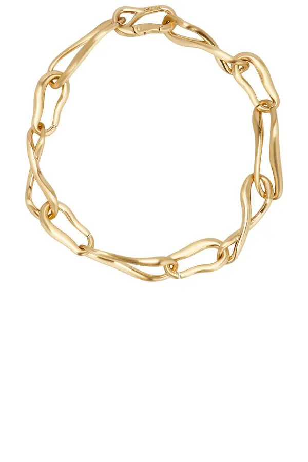 Cult Gaia Vera Necklace - Brushed Brass