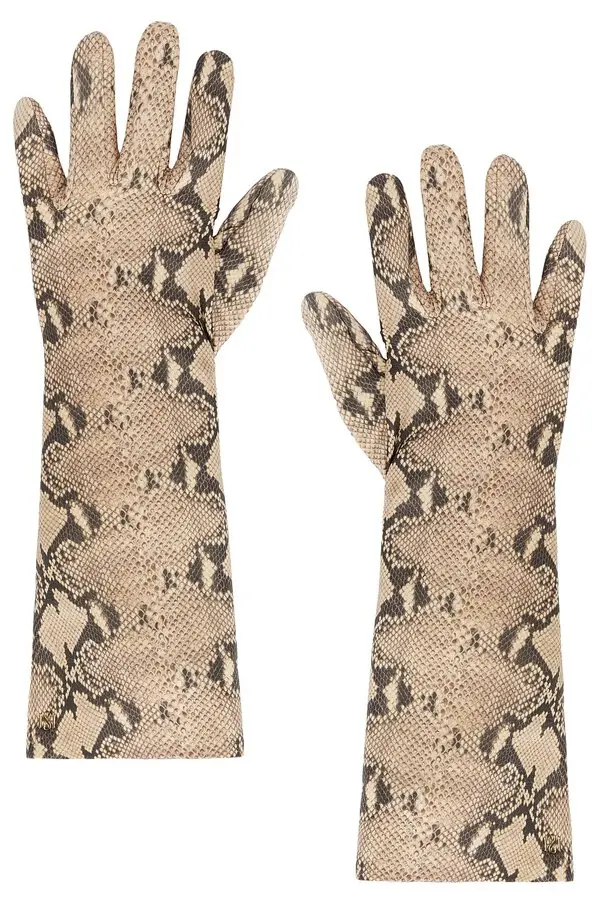 HANDSOME STOCKHOLM Essential Long Gloves - Serpent Terra