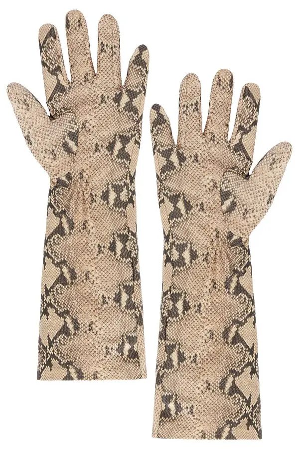 HANDSOME STOCKHOLM Essential Long Gloves - Serpent Terra