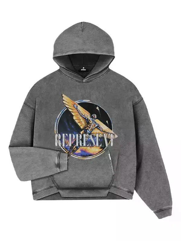 REPRESENT Graphic-print Hoodie
