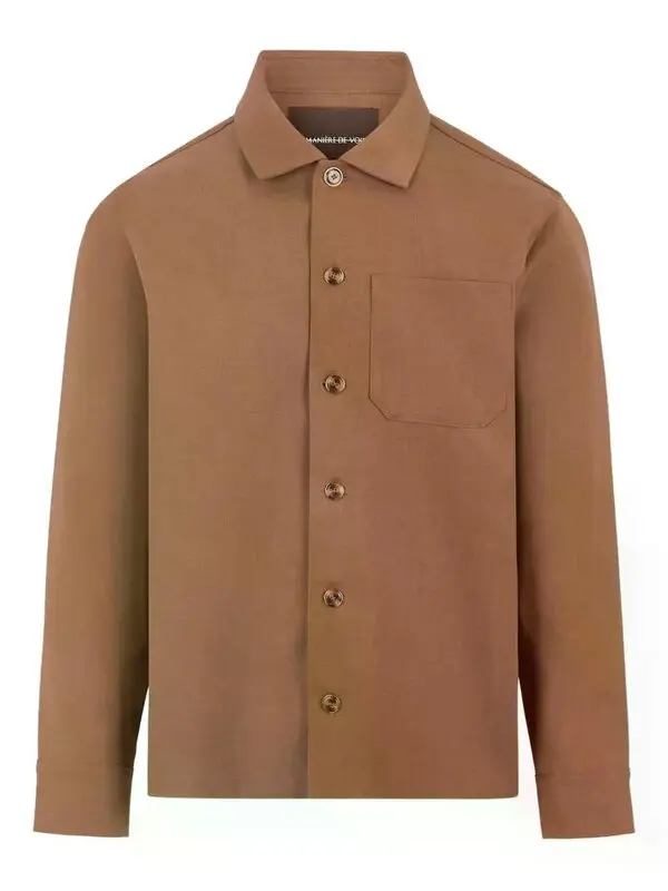 Manière De Voir Button Tailored Overshirt
