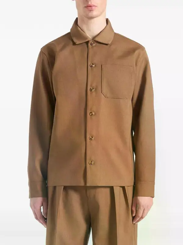 Manière De Voir Button Tailored Overshirt
