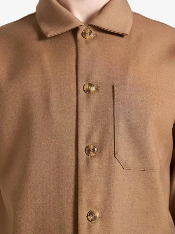 Manière De Voir Button Tailored Overshirt