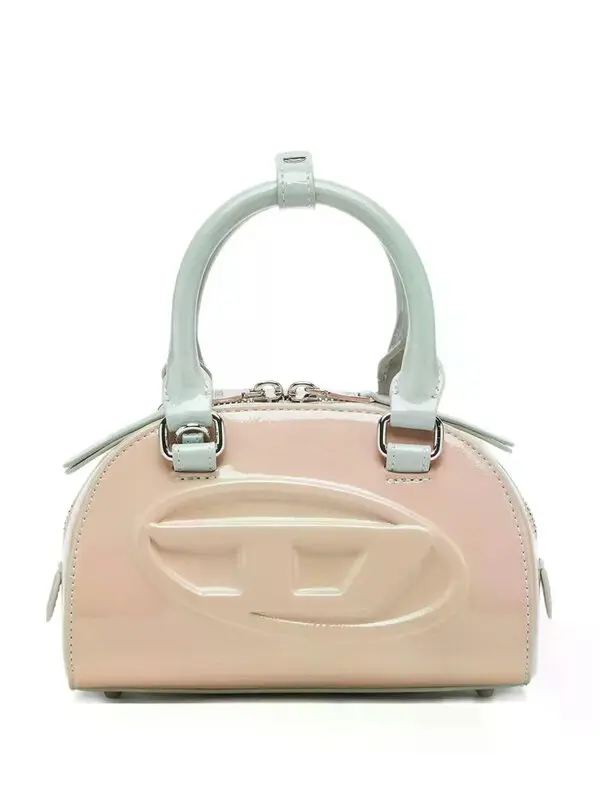 DIESEL® 1dr Dome Embossed Logo Bag - Neutrals