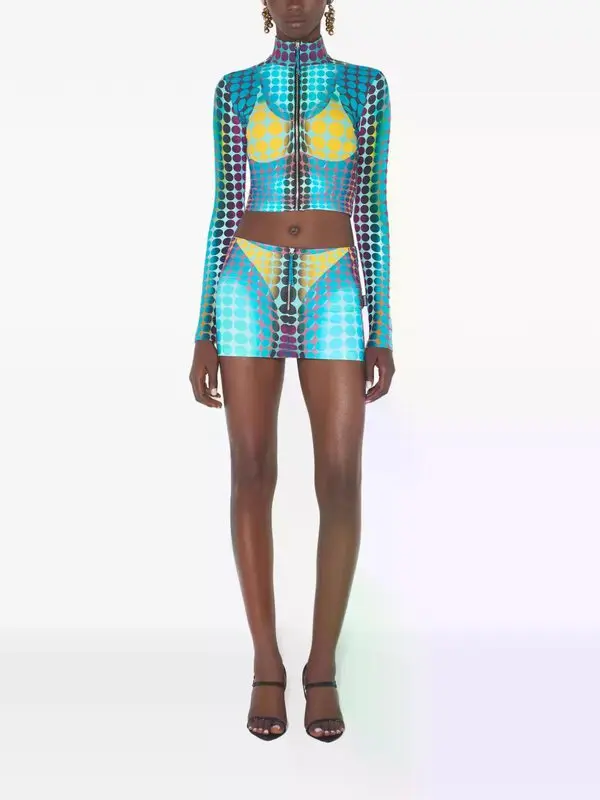 JEAN PAUL GAULTIER Dots-print Mini Skirt