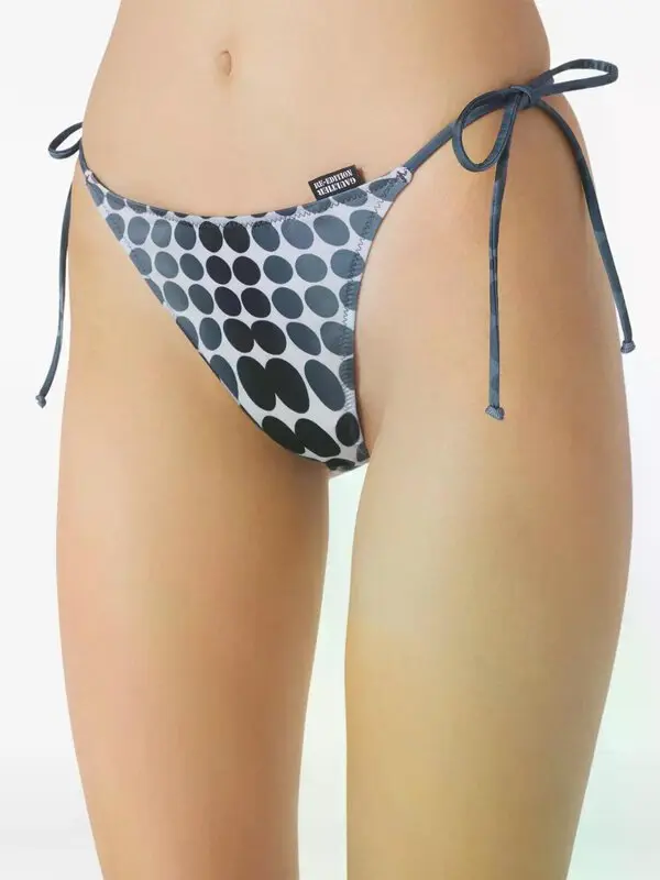 JEAN PAUL GAULTIER Polka Dot Triangle Bikini Set