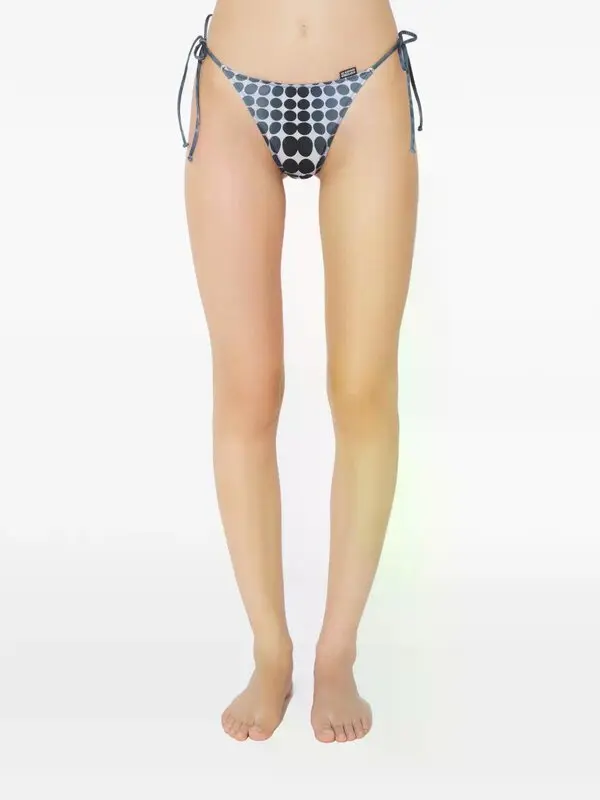 JEAN PAUL GAULTIER Polka Dot Triangle Bikini Set