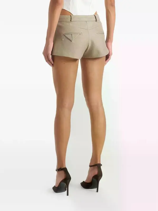 Manière De Voir Tailored Mini Shorts With Belt Loops