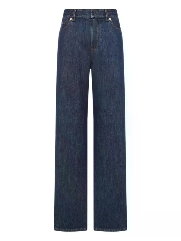 Fendi Textured Denim Jeans