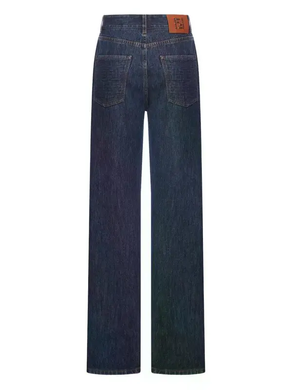 Fendi Textured Denim Jeans
