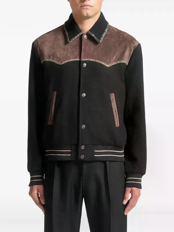 Manière De Voir Whipstitch Varsity Jacket