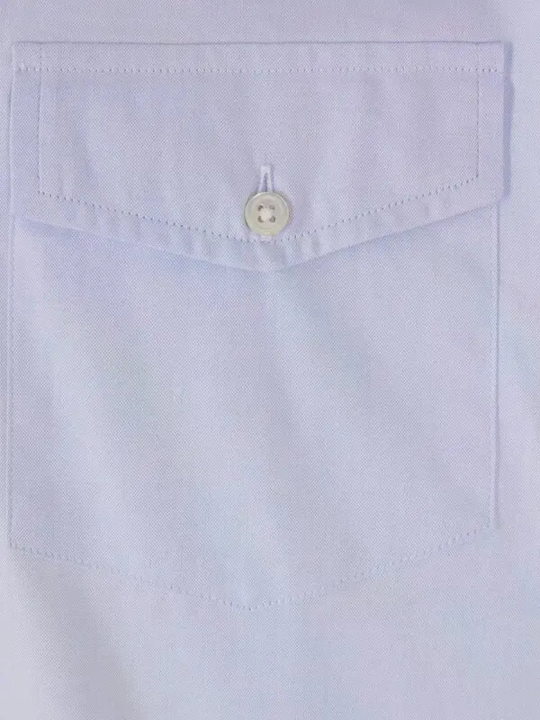 J.PRESS Button-down Pocket Shirt - Blue