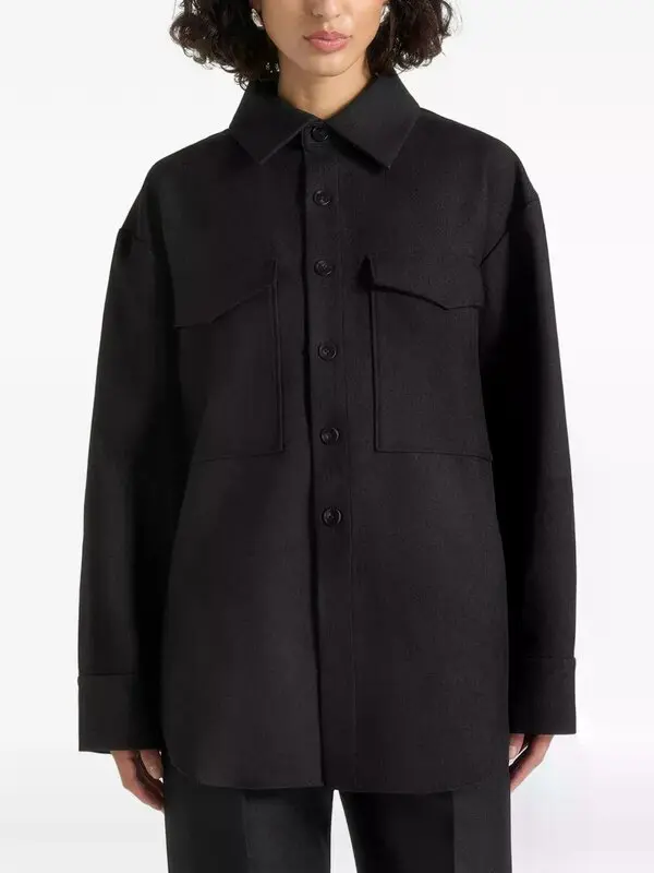 Manière De Voir Oversized Shirt With Feature Button