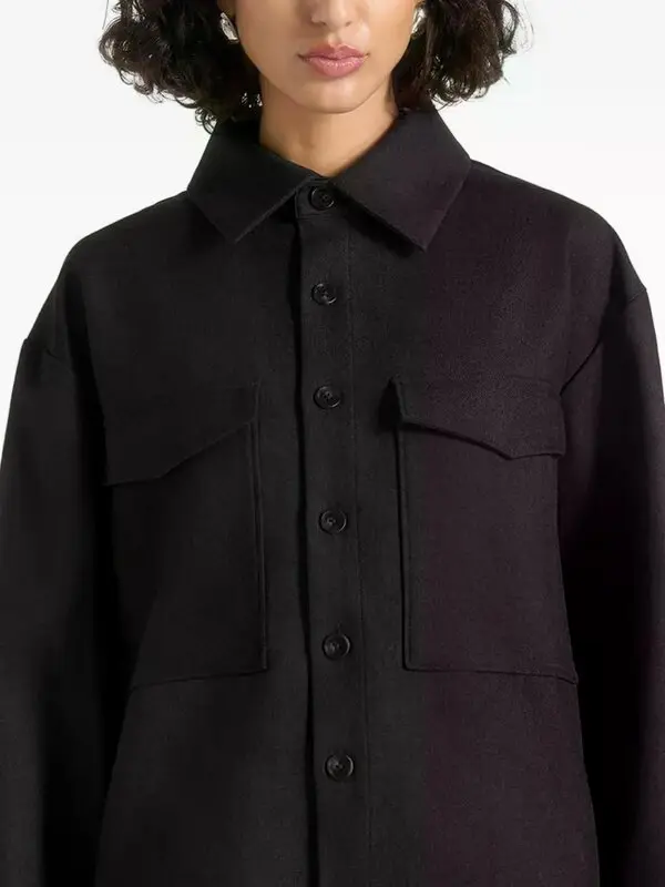 Manière De Voir Oversized Shirt With Feature Button