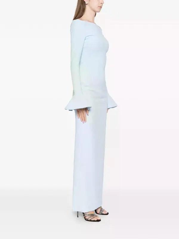 Solace London Anica Bell-sleeve Maxi Dress