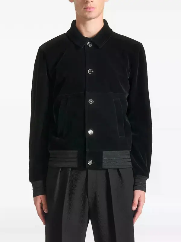 Manière De Voir Velvet Ribbed Jacket