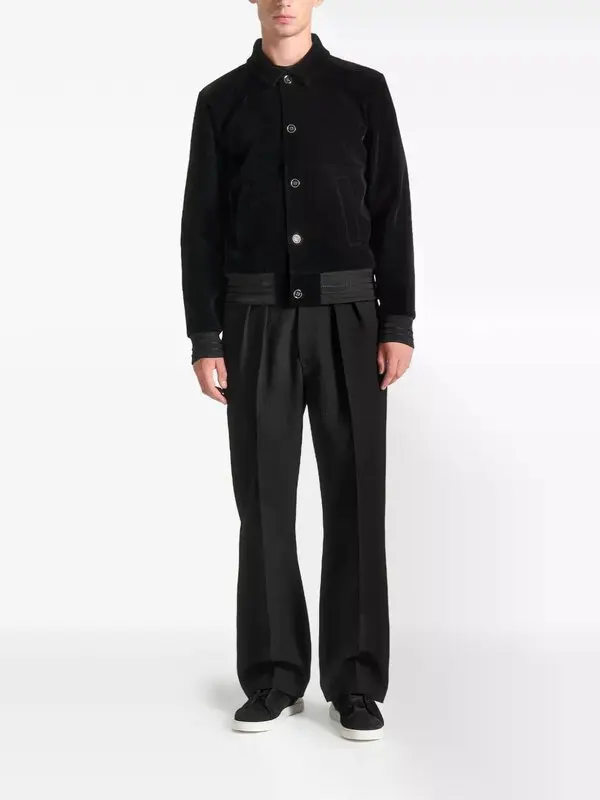 Manière De Voir Velvet Ribbed Jacket