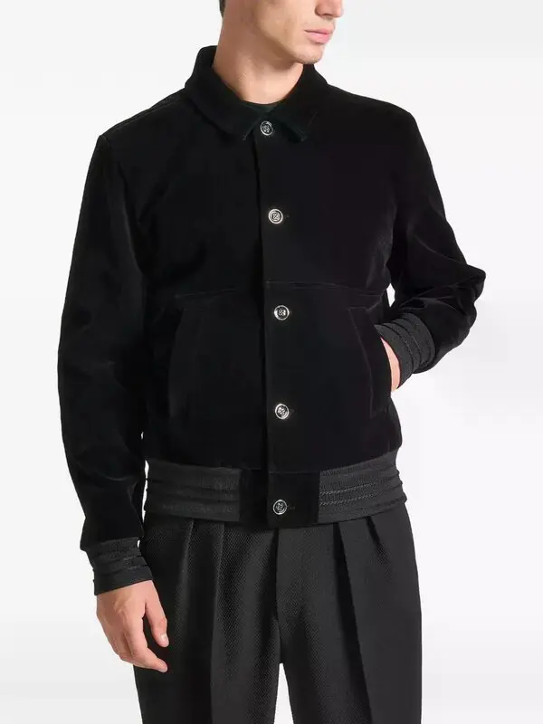 Manière De Voir Velvet Ribbed Jacket