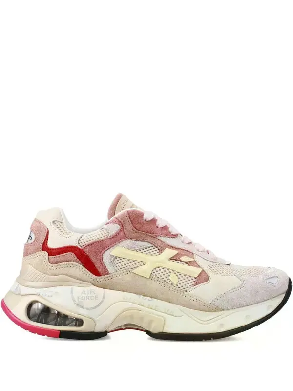 Premiata Sharkyd 423 Panelled Sneakers - Neutrals