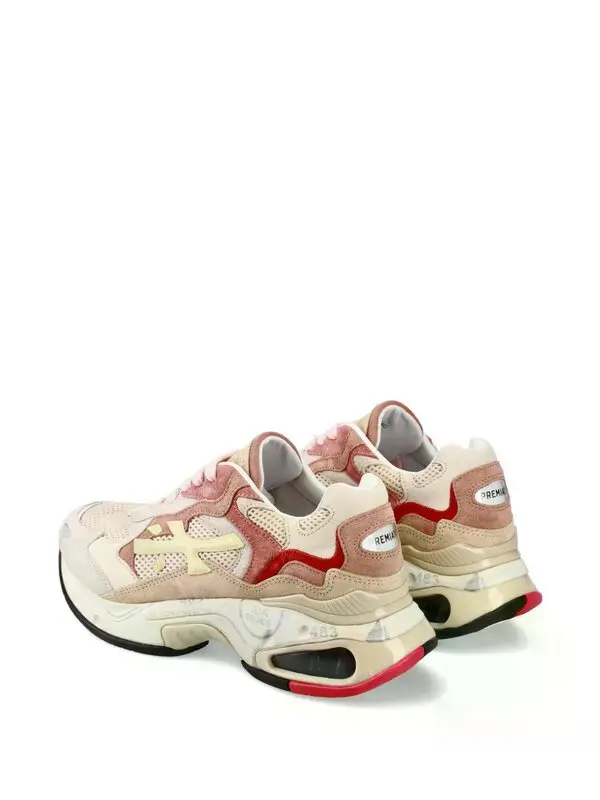 Premiata Sharkyd 423 Panelled Sneakers - Neutrals