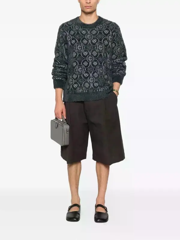 Casablanca Monogram Crew-neck Sweater