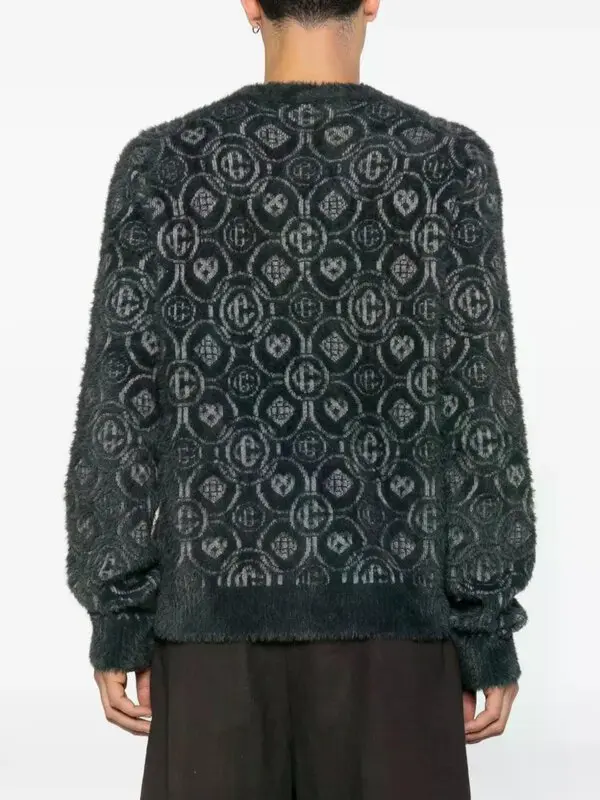 Casablanca Monogram Crew-neck Sweater