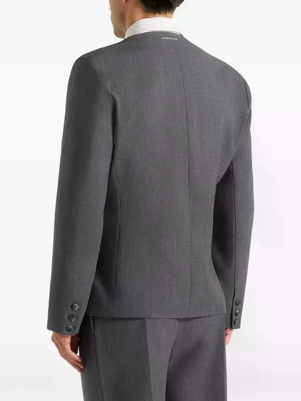 Manière De Voir Timéo Double-breasted Tailored Blazer - Grey