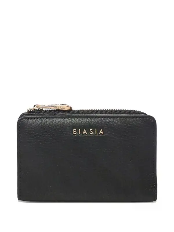 BIASIA Logo-lettering Wallet - Black