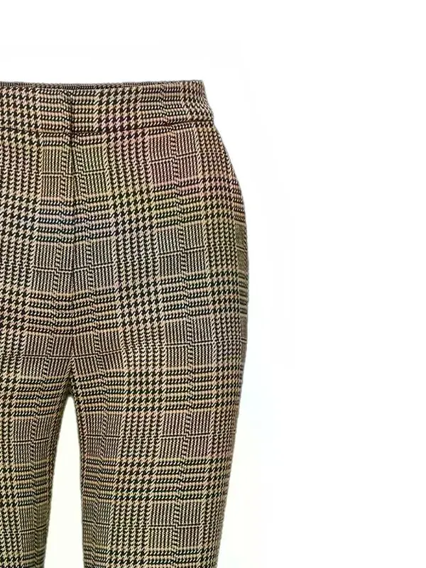 Veronica Beard Gracie Checked Trousers