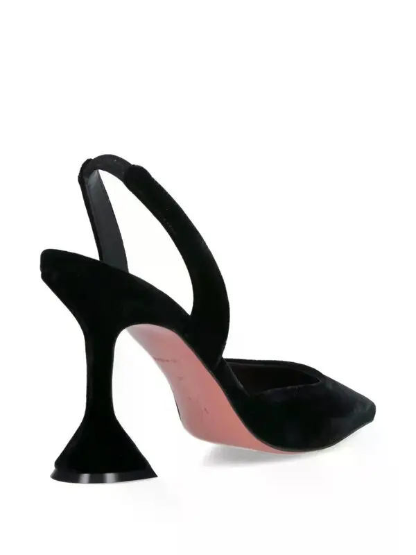 Amina Muaddi 90mm Holli Slingback Pumps