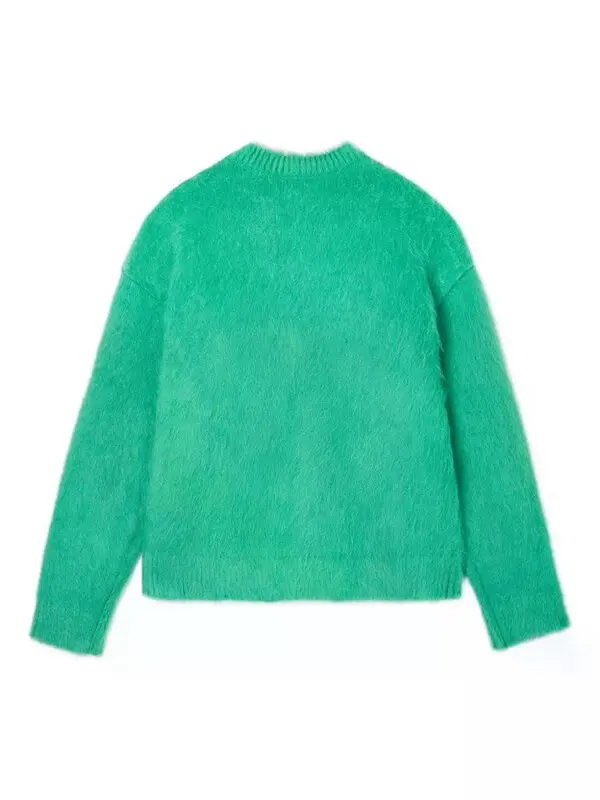 Sunnei Brushed Knitted Sweater - Green