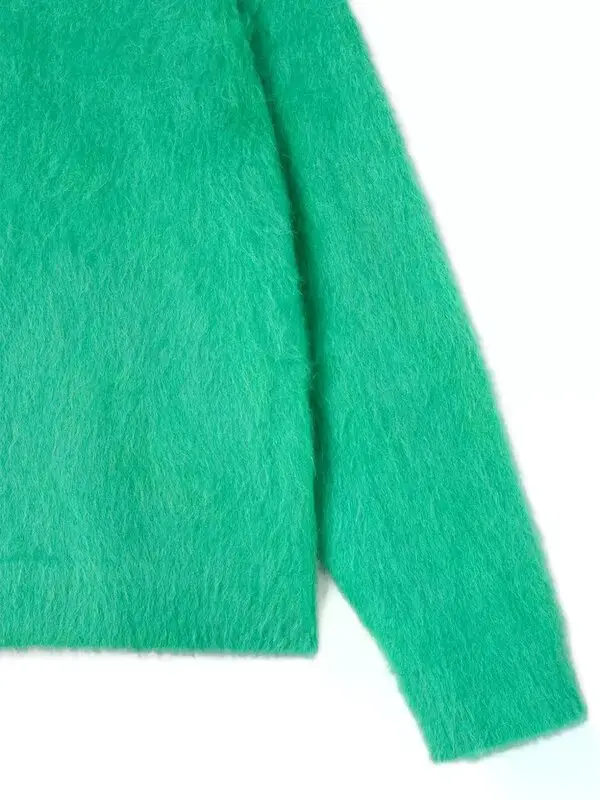 Sunnei Brushed Knitted Sweater - Green