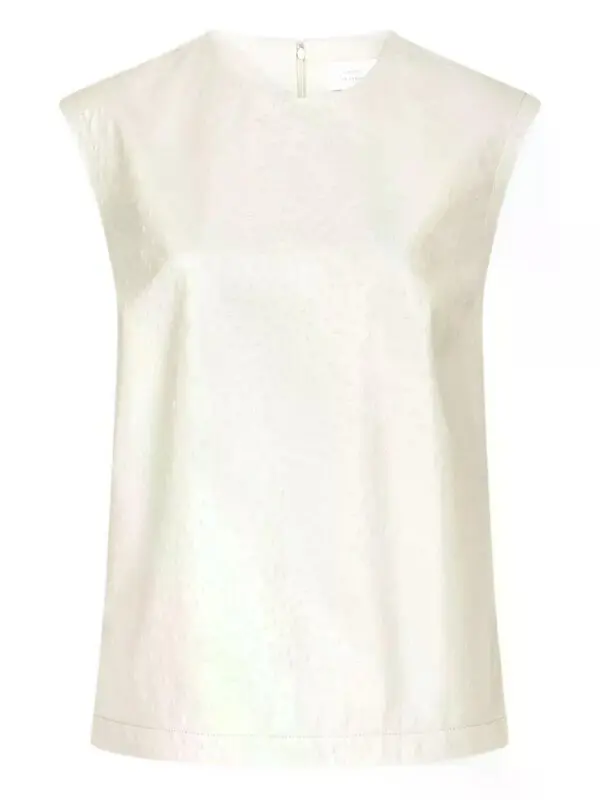 Loulou De Saison Ostrich-effect Zip Top