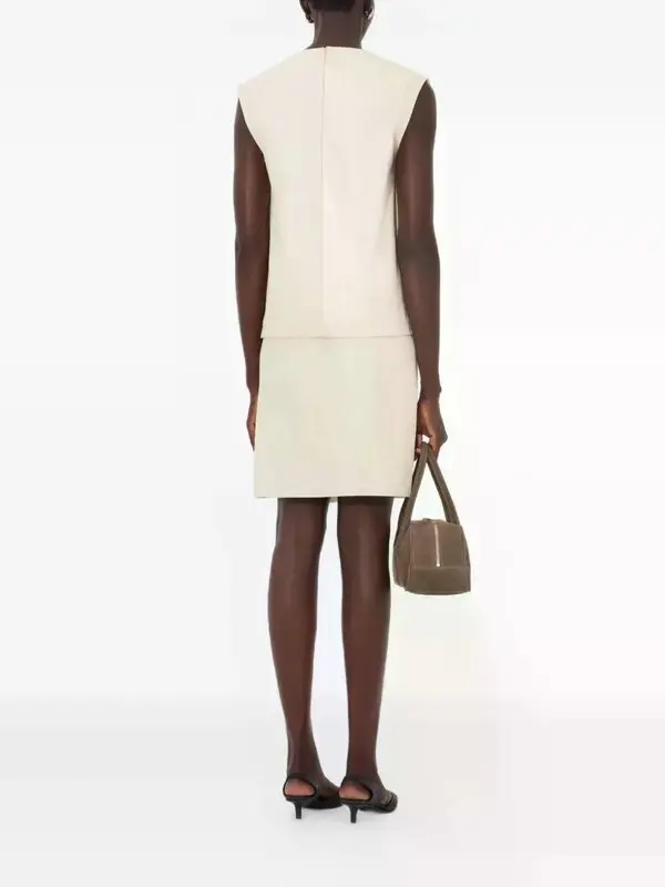 Loulou De Saison Ostrich-effect Zip Top