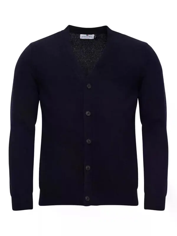 LOJA DAS MEIAS Button V-neck Cardigan