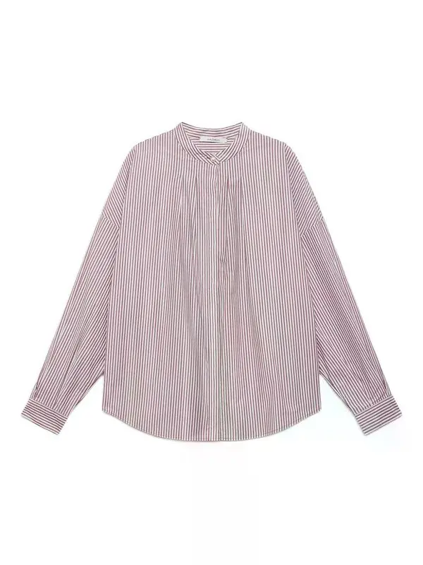 Malìparmi Striped Collarless Shirt