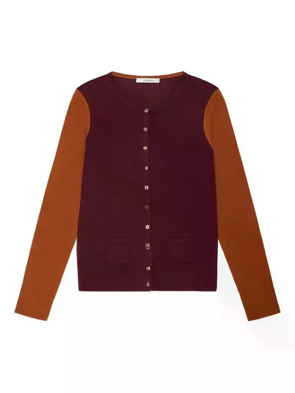 Malìparmi Pocket Button Color Block Cardigan