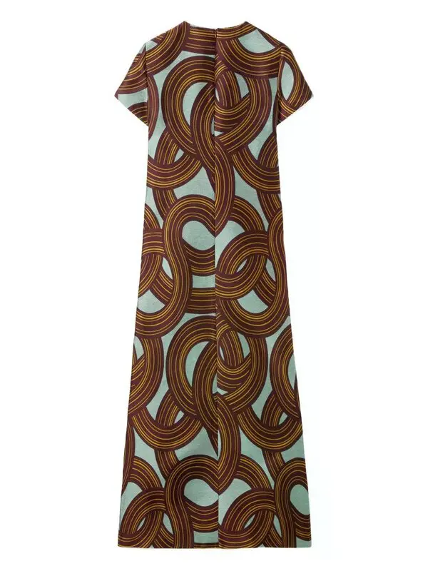 La DoubleJ Swing Midi Dress - Blue
