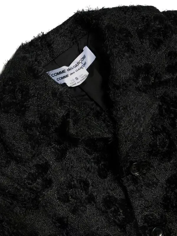 Comme Des Garçons Flower Pattern Coat