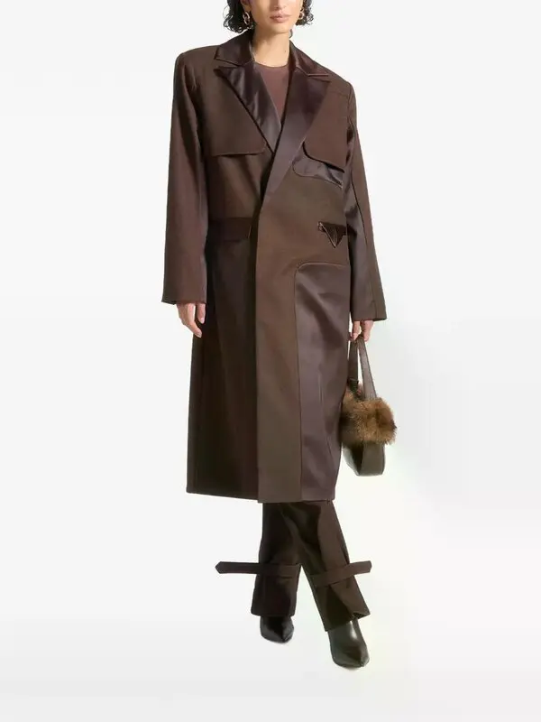 Manière De Voir Ilona Belt-detail Trench Coat