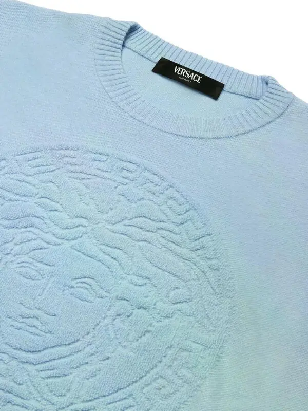 Versace Medusa Motif Crewneck Sweater
