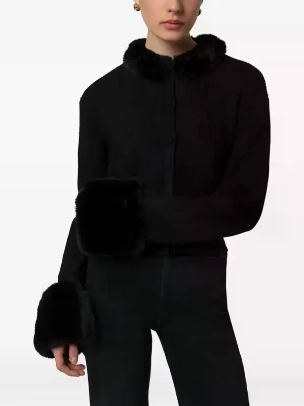 Apparis Rosa Cardigan - Black