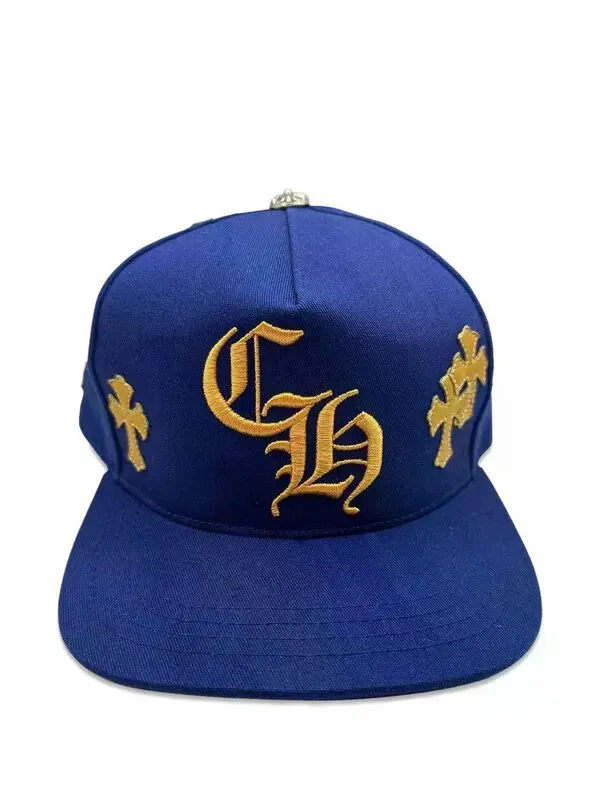 Chrome Hearts Cross Patch Baseball Cap - Blue