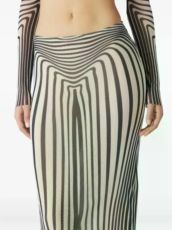 JEAN PAUL GAULTIER Striped Skirt